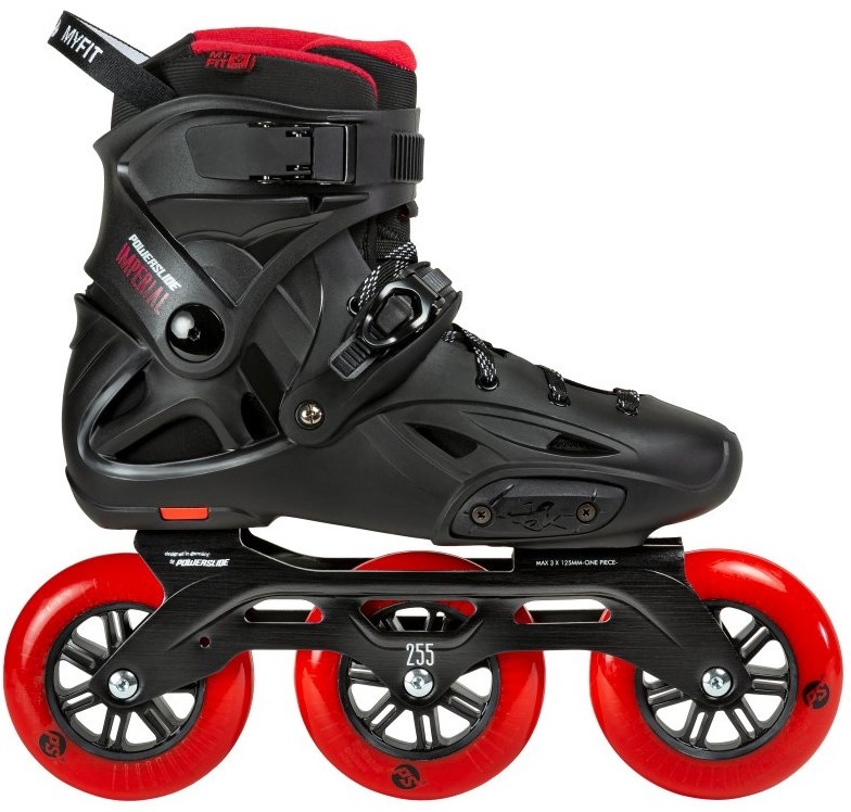 Роликовые коньки Powerslide Imperial Black Red 110 45-46 (908375 ...