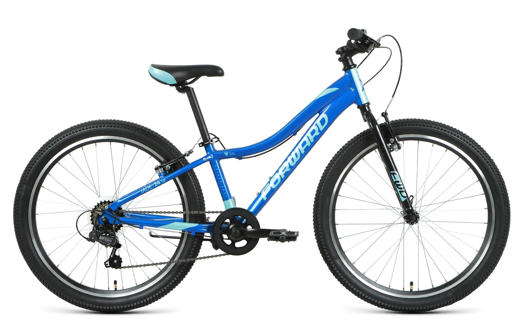 Велосипед Forward Jade 24 1.0 (2021) Blue/Turquoise - купить по цене 6 ...