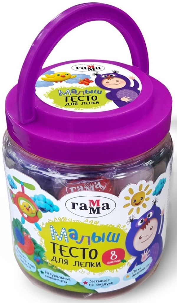 Pasta de modelat Gamma Малыш 8x200g, cumpără la preț avantajos cu ...