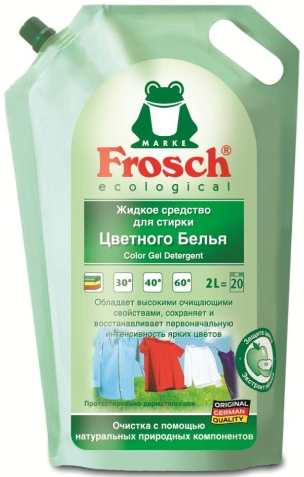 Гель для стирки Frosch Color Detergent 2L – PandaShop.md. Купить гель ...