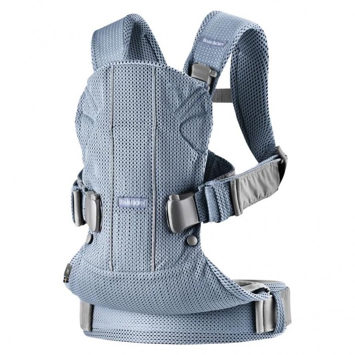 Кенгуру для новорожденных BabyBjorn One Air Slate Blue 3D Mesh ...