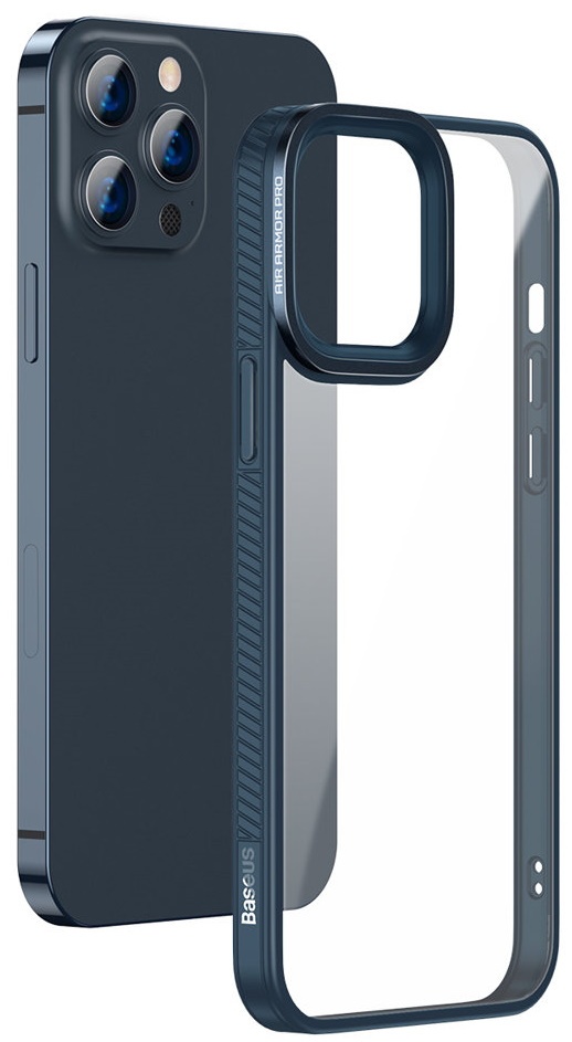 Чехол Baseus Crystal Case For iPhone 13 Pro Max Blue (ARJT000803 ...