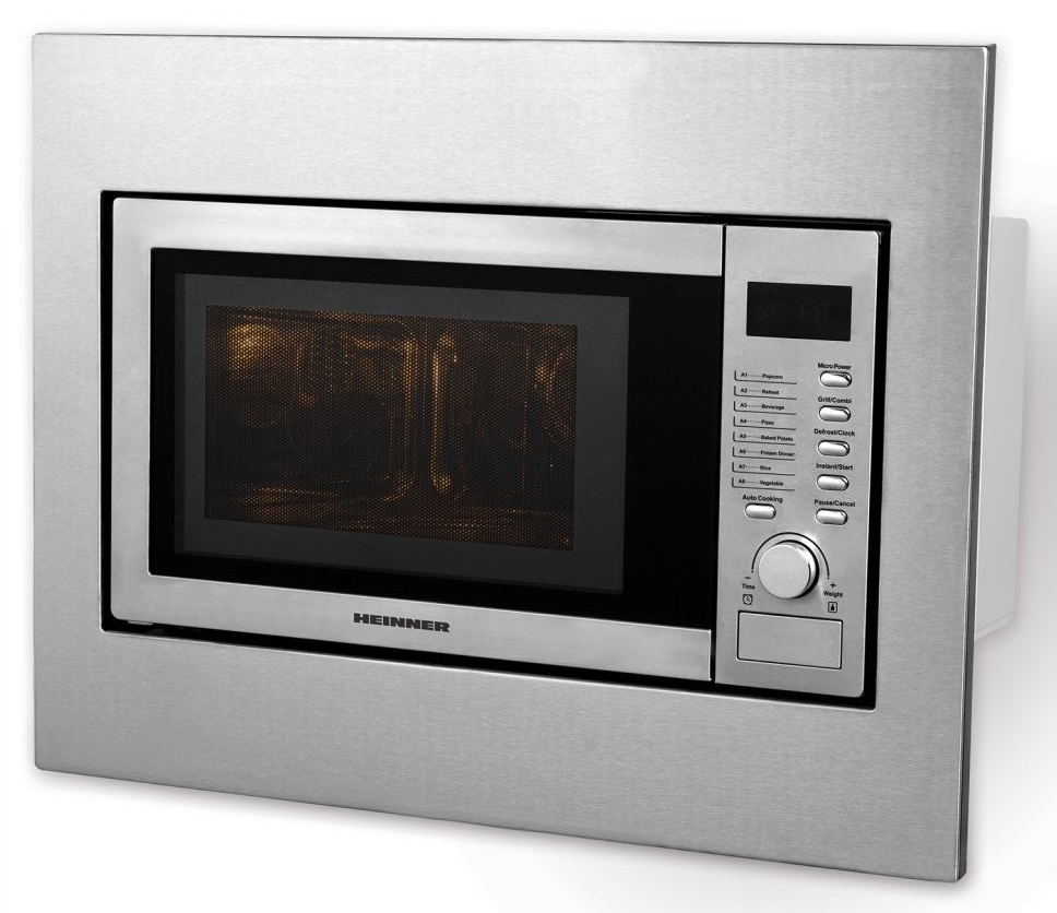 Встраиваемая микроволновая печь Heinner HMW-23BI Inox, купить по ...
