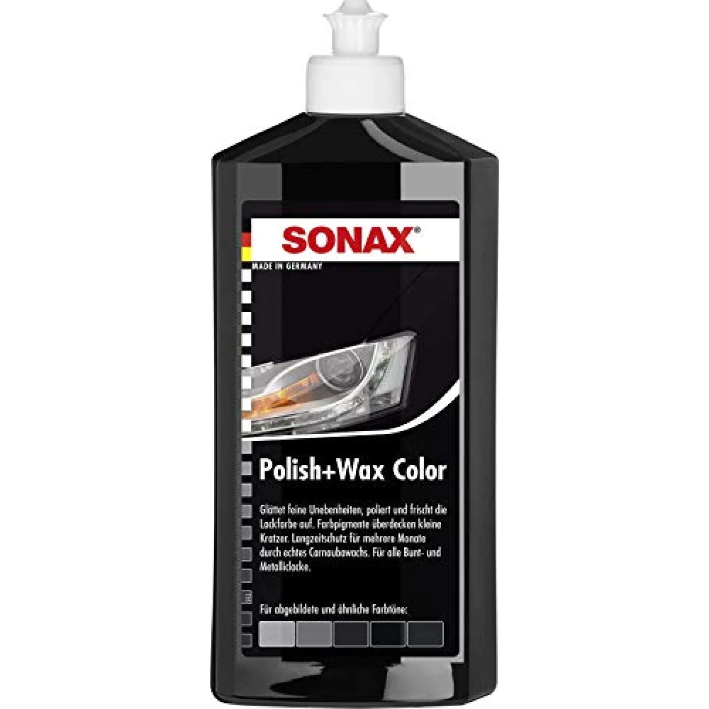 Полироль для кузова Sonax Polish & Wax Color Black 500ml, купить по ...