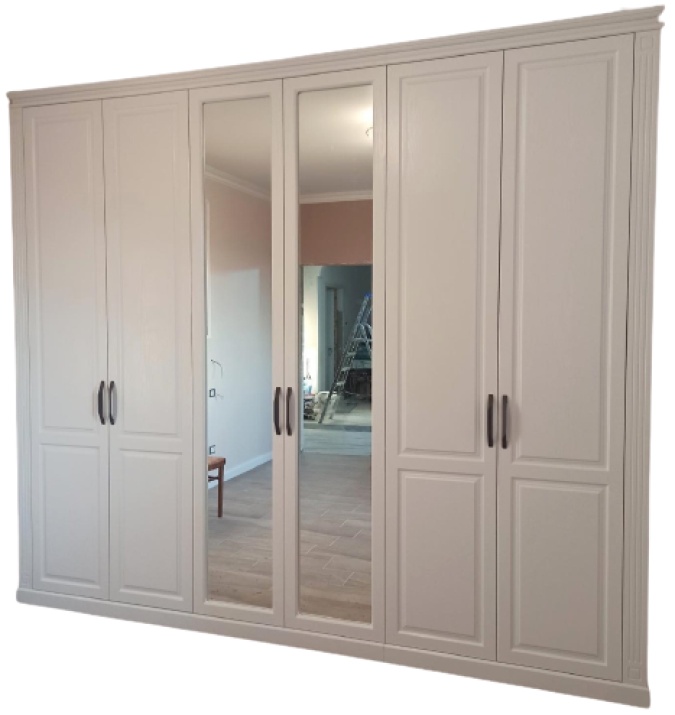 Dulap Alfa Mobila Romance New (2400x600x3000) White, cumpără la preț ...