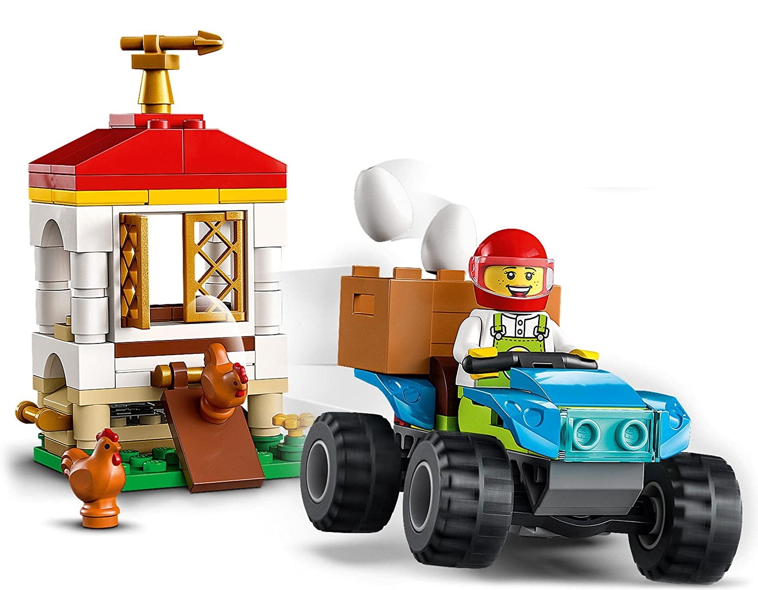 Конструктор Lego City: Chicken Henhouse (60344) – PandaShop.md. Купить ...