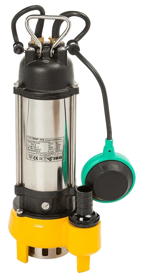 Фекальный насос IBO PUMPS WQF 250 - купить по цене 1 670 лей с ...