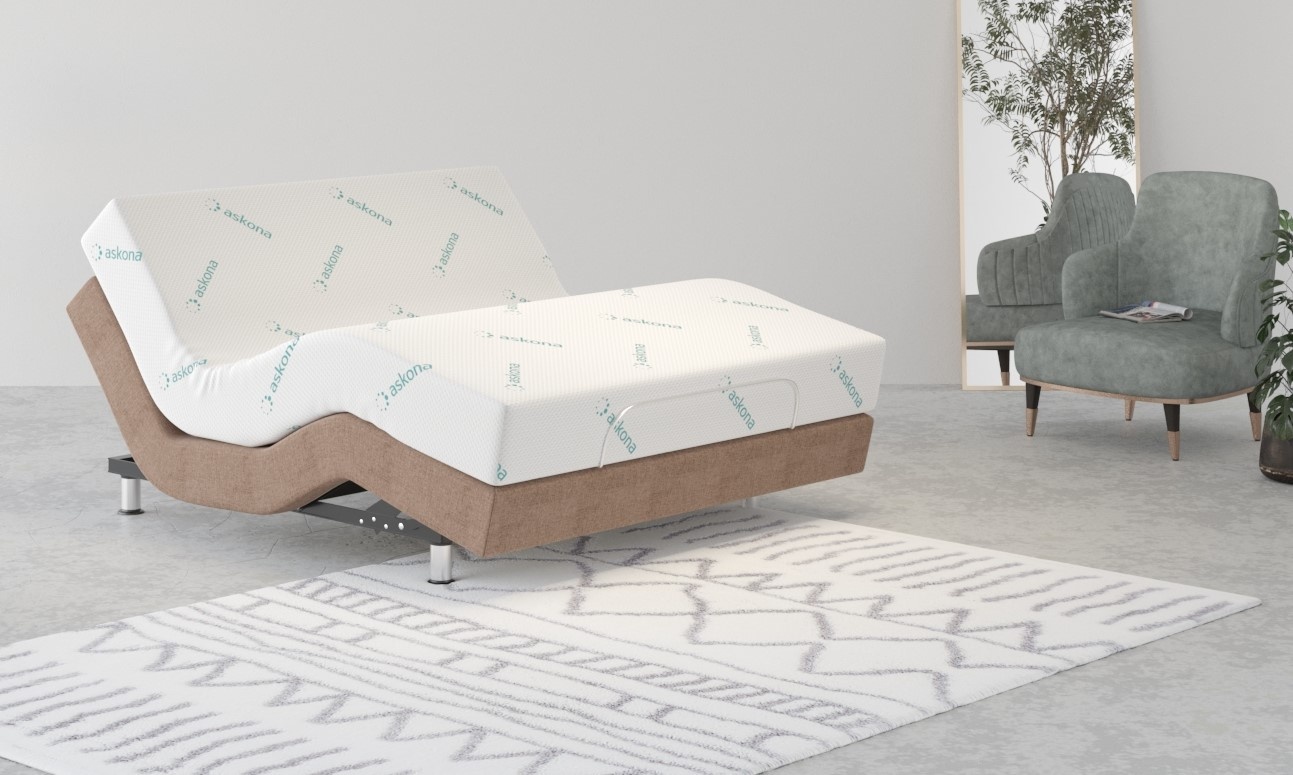Suport pentru pat Askona Ergomotion 450 Beige 160x200, cumpără la preț ...