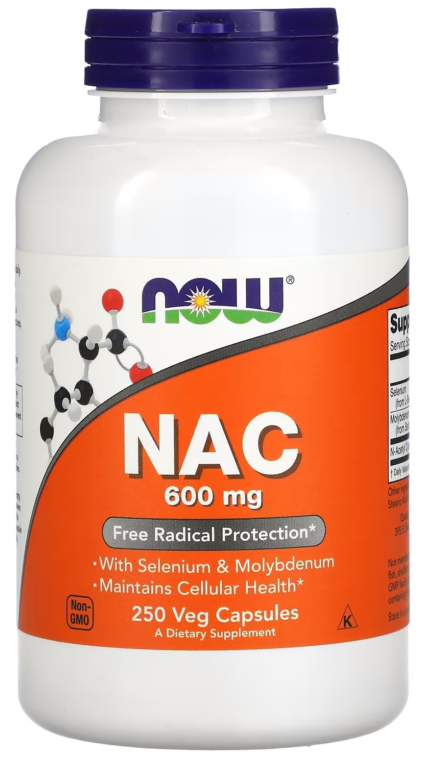 Антиоксидант NOW NAC 600mg 100cap - купить по цене 420 лей с доставкой ...