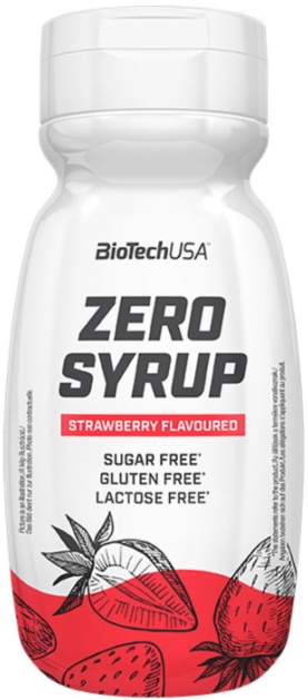 Пищевая добавка Biotech Zero Syrup Strawberry 320ml, купить по выгодной ...