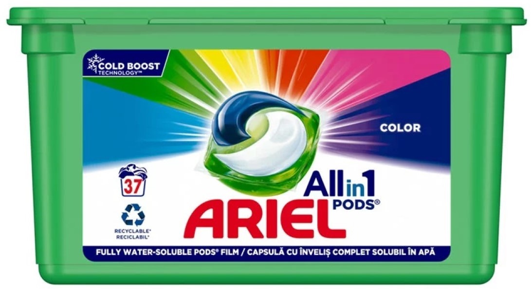 Капсулы для стирки Ariel All-in-1 Pods Color Gel 37x23.8g – PandaShop ...