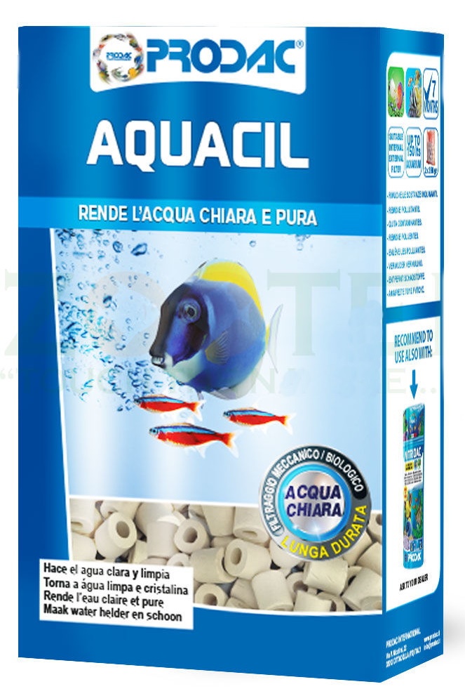 Наполнитель для аквариумных фильтров Prodac Aquacil 700g, купить по ...