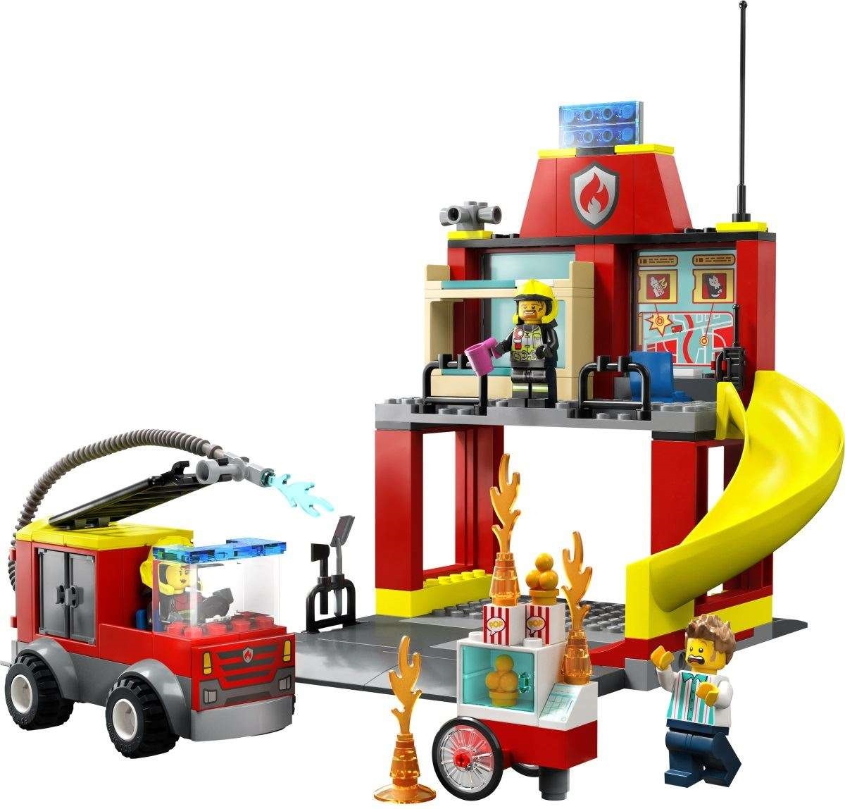 Конструктор Lego City: Fire Station and Fire Truck (60375) - купить по ...
