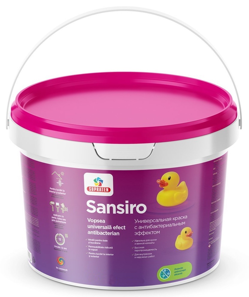 Краска Supraten Sansiro B-0 7kg – купить в Кишиневе и Молдове | PandaShop