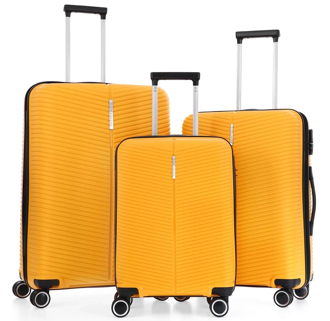 Set de valize CCS 5224 Set Yellow, cumpără la preț avantajos cu livrare ...