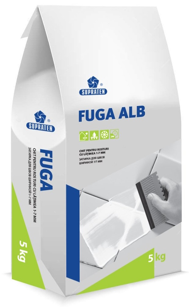 Chit de rosturi Supraten FUGA ALB 5kg, cumpără la preț avantajos cu ...