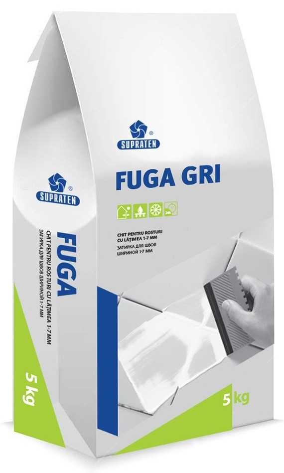 Chit de rosturi Supraten FUGA GRI 5kg, cumpără la preț avantajos cu ...