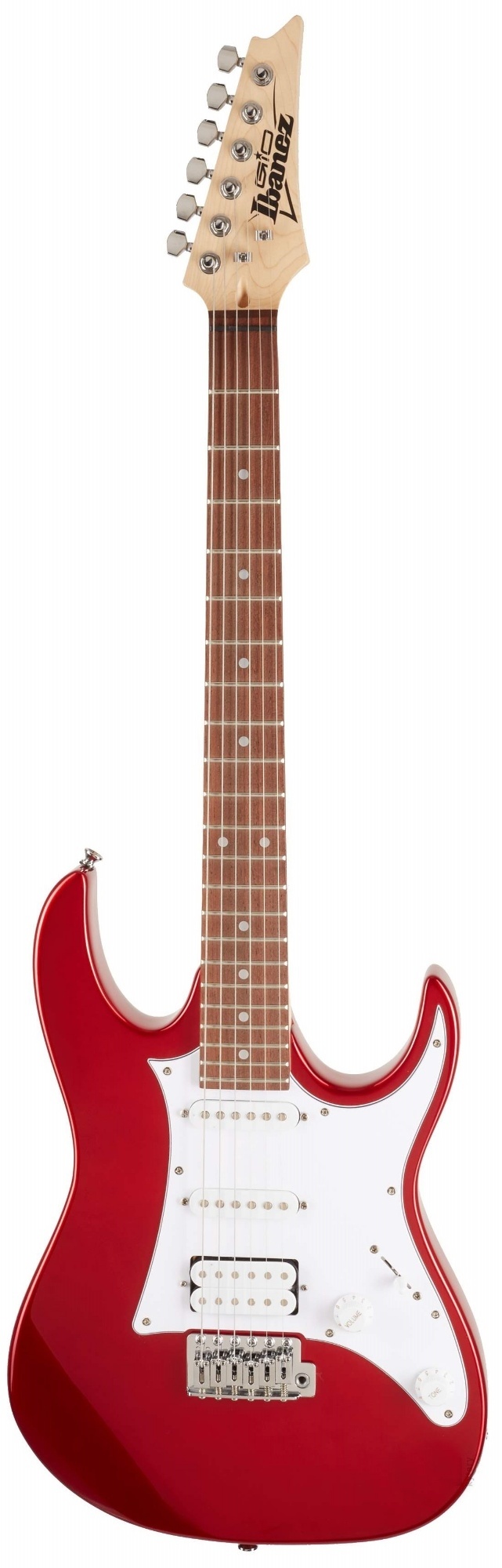 Электрическая гитара Ibanez GRX40 CA HSS (Candy Apple Red), купить по ...