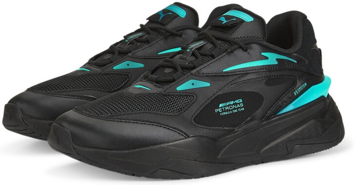 Adidași pentru bărbați Puma Mapf1 Rs-Fast Me Puma Black/Spectra Green ...