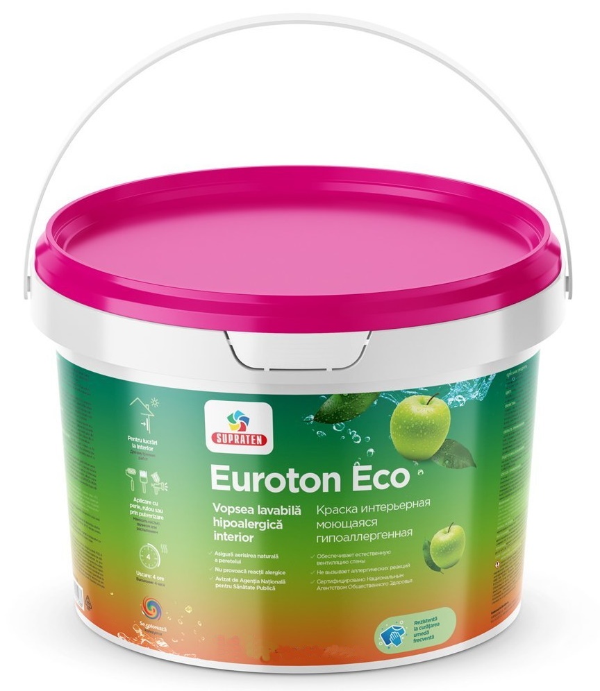 Краска Supraten Euroton Eco 1.4kg - купить по выгодной цене с доставкой по Молдове в интернет ...