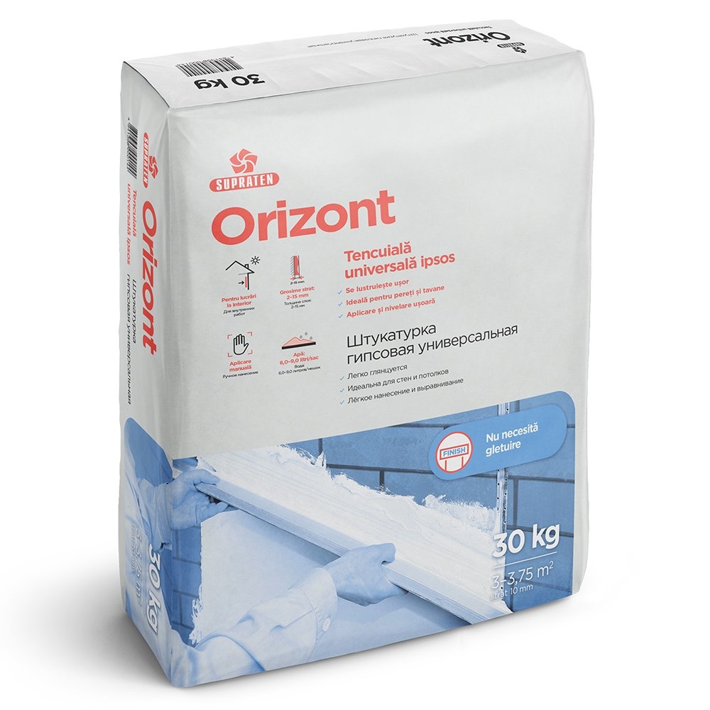 Штукатурка Supraten Orizont 30kg – купить в Кишиневе и Молдове | PandaShop