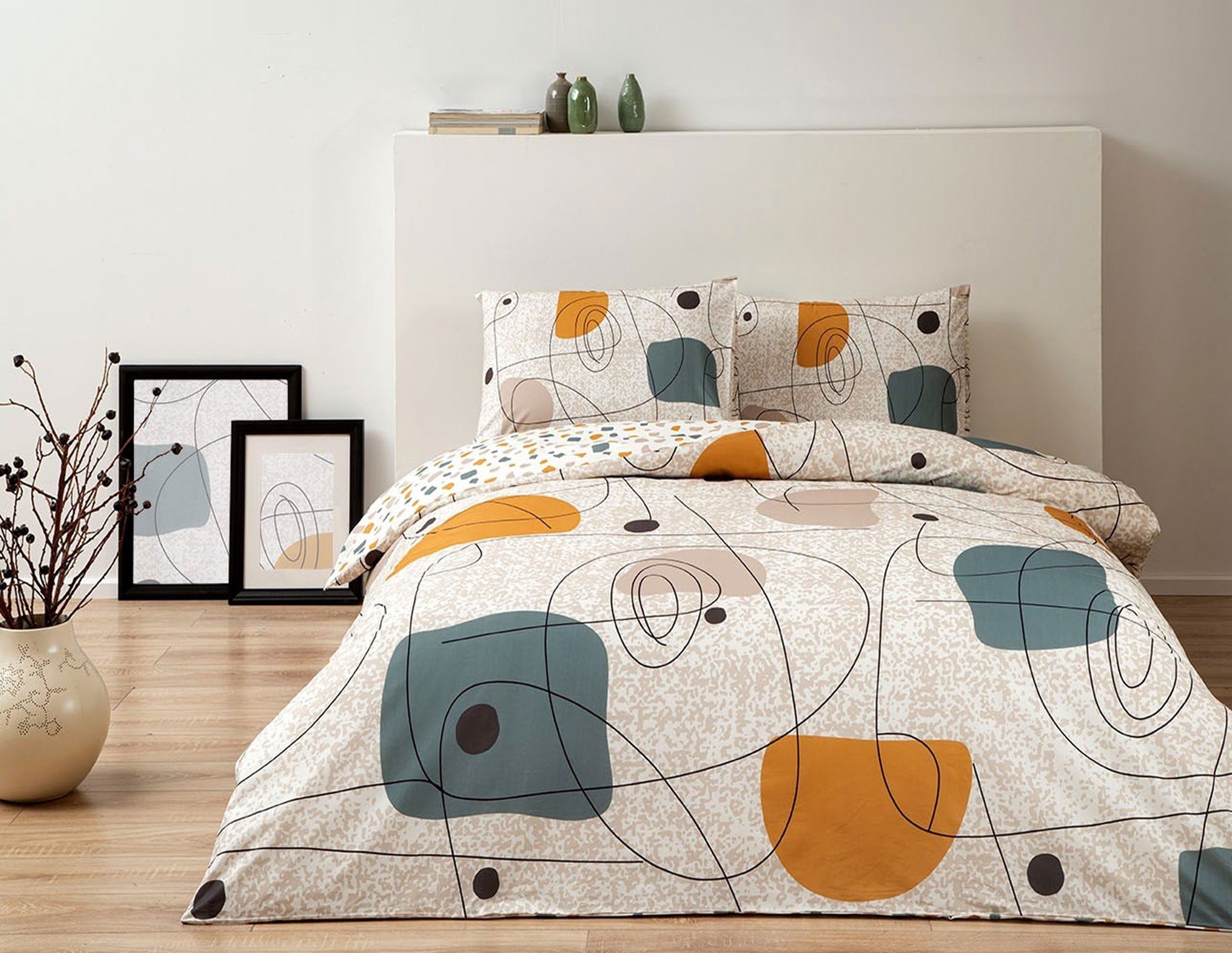 Lenjerie de pat Tac Genc Moda Edna Hardal 2 (60265024), cumpără la preț ...