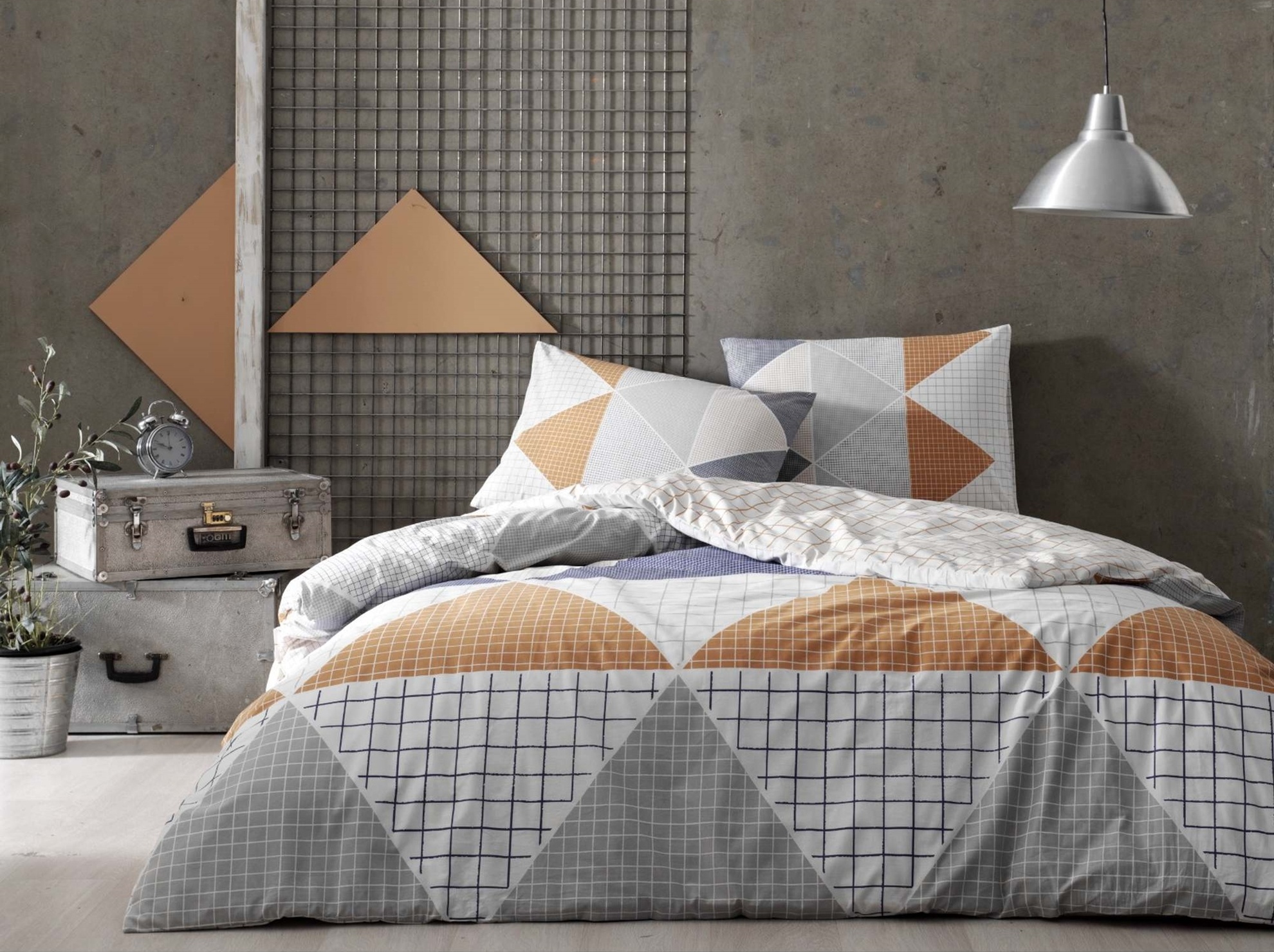 Lenjerie de pat Tac Genc Moda Jagger Kahverengi 2 (60276785), cumpără ...