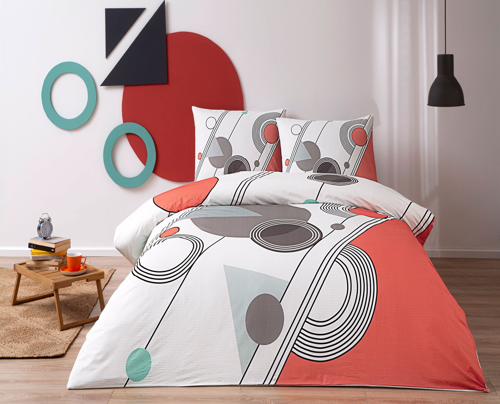 Lenjerie de pat Tac Genc Moda Felix Kirmizi 2 (60264696), cumpără la ...