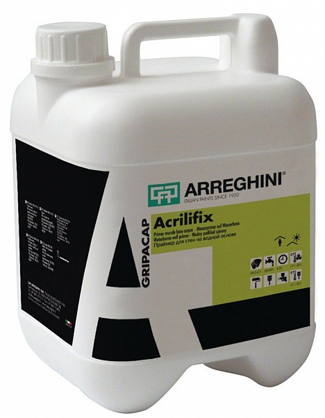 Краска Arreghini Gripcap Acrilifix 1L, купить по выгодной цене с ...
