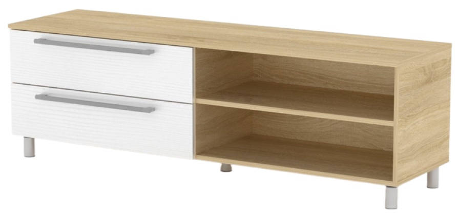 Тумба под ТВ Компанит МГ-4 ТВ-1 Дуб Комби, купить по выгодной цене с ...