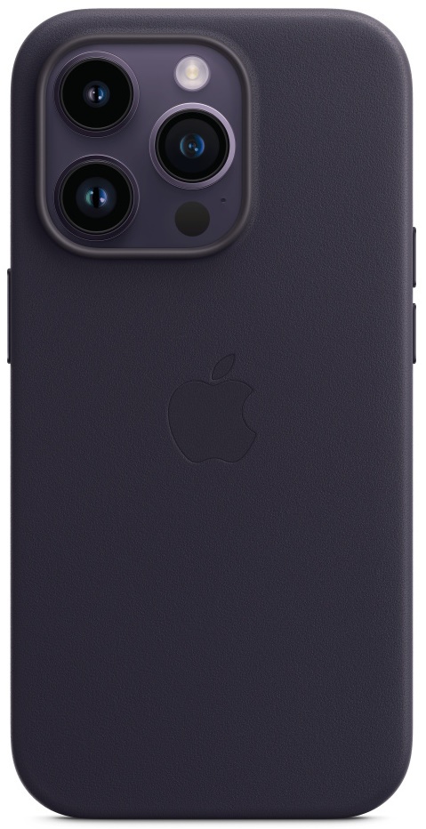 Чехол Apple iPhone 14 Pro Leather Case with MagSafe Midnight, купить по ...