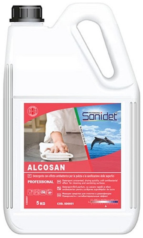Профессиональное чистящее средство Sanidet Alcosan 5L (SD0051) – купить ...