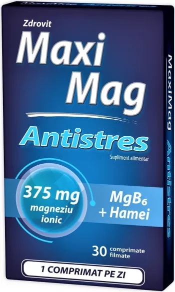 Витамины Zdrovit Maxi Mag Antistres 375mg 30tab - купить по цене 304 ...