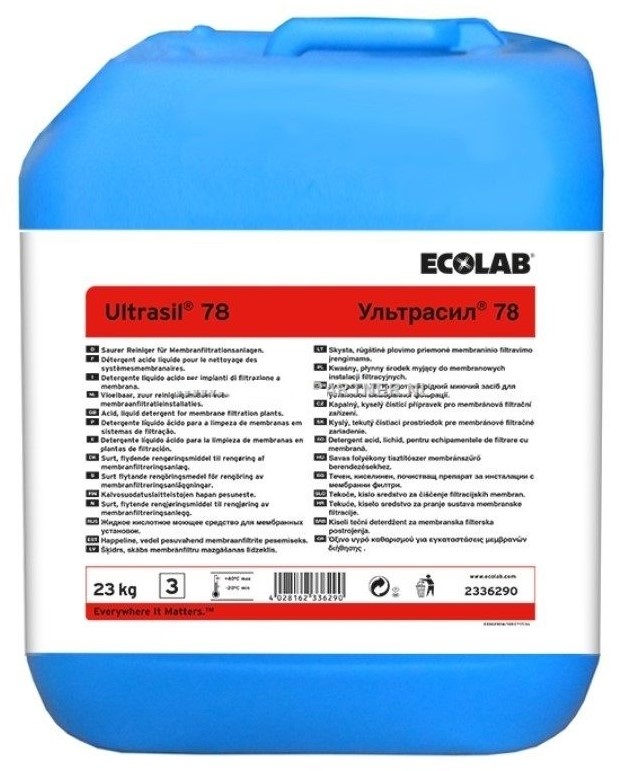Produs profesional de curățenie Ecolab Ultrasil 78 23kg (2336290 ...