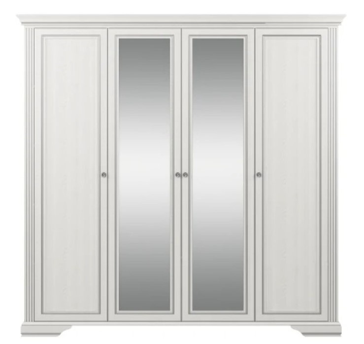 Шкаф Gerbor Вайт 4D2S Серебристая сосна - купить по цене 15 659 лей с доставкой по Молдове в ...