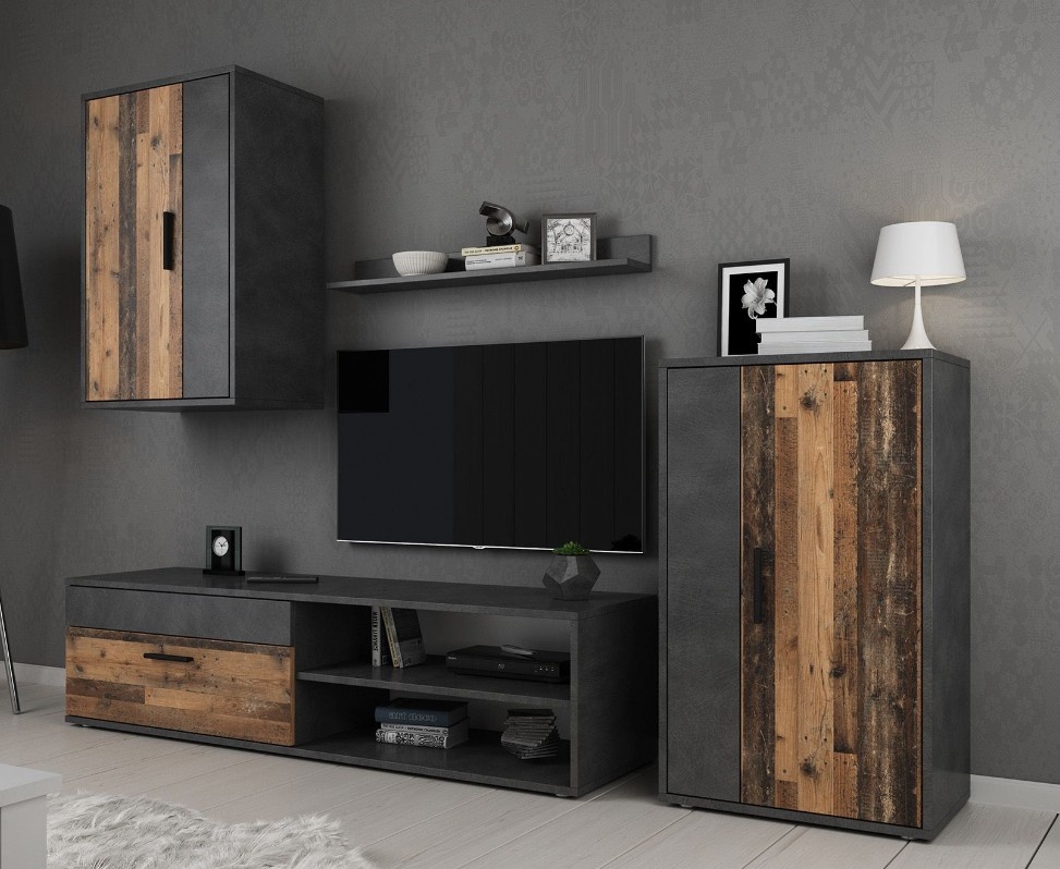 Living Yasen Berno Stil vechi întunecat/Matera, cumpără la preț ...