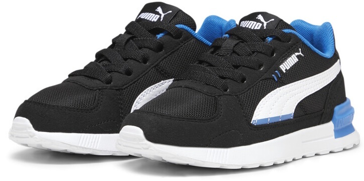 Adidași pentru copii Puma Graviton AC PS Puma Black/White/Racing Blue ...
