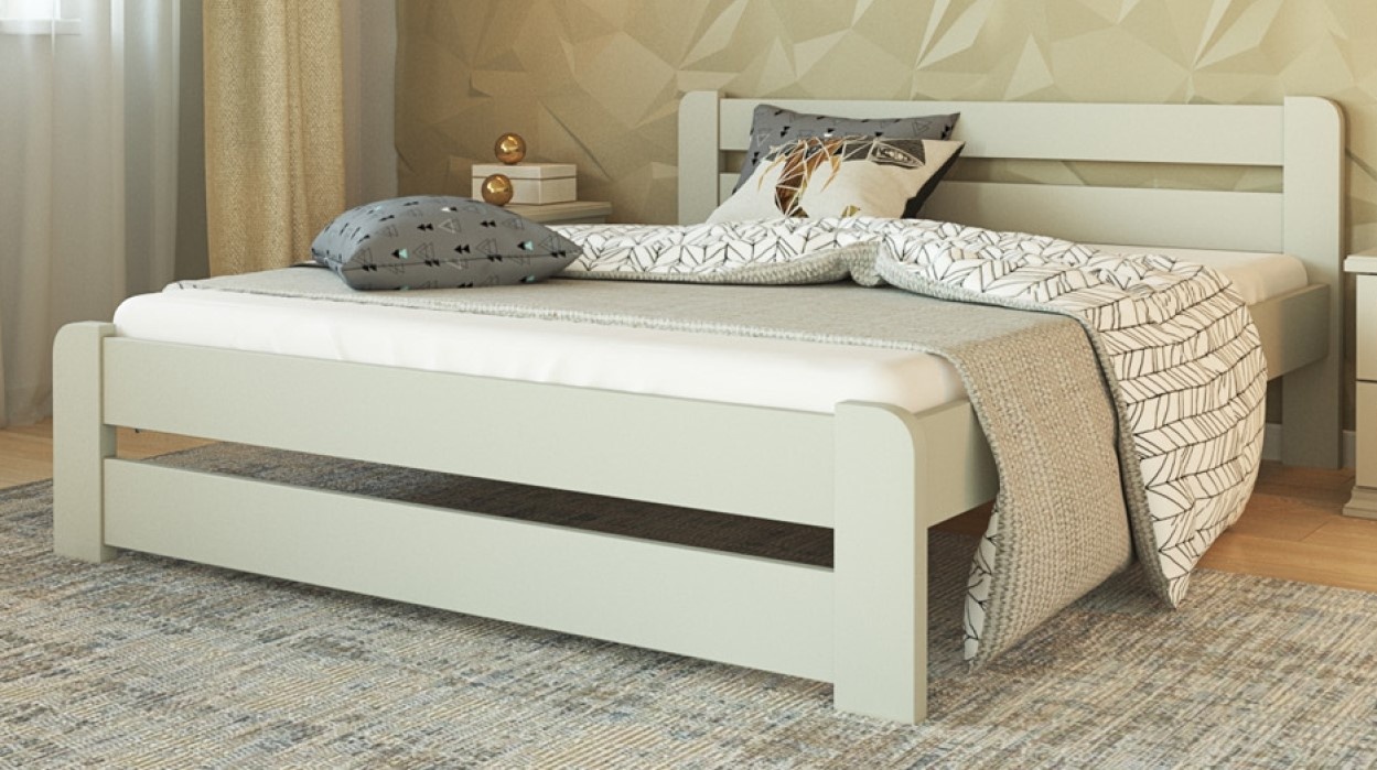Кровать Меблi Лев Lira 180x200 Белый - купить по цене 6 590 лей с ...