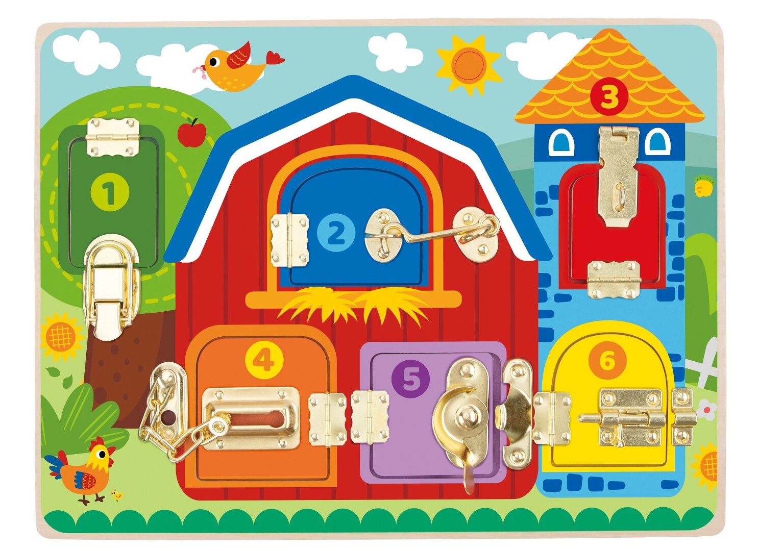 Бизиборд Tooky Toy TK044 - купить по цене 475 лей с доставкой по ...