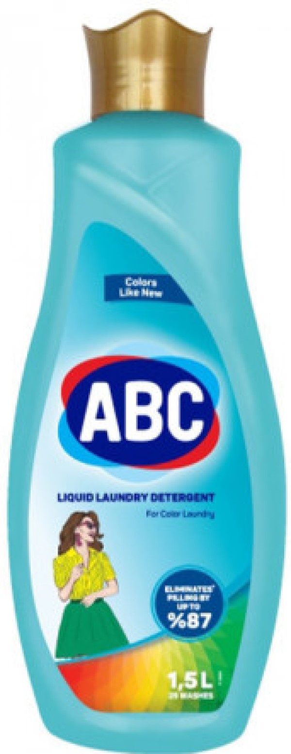 Гель для стирки ABC Color 1.5L, купить по выгодной цене с доставкой по ...