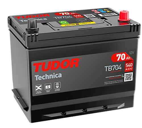 Автомобильный аккумулятор Tudor TB704 D26 540A/70Ah, купить по выгодной ...