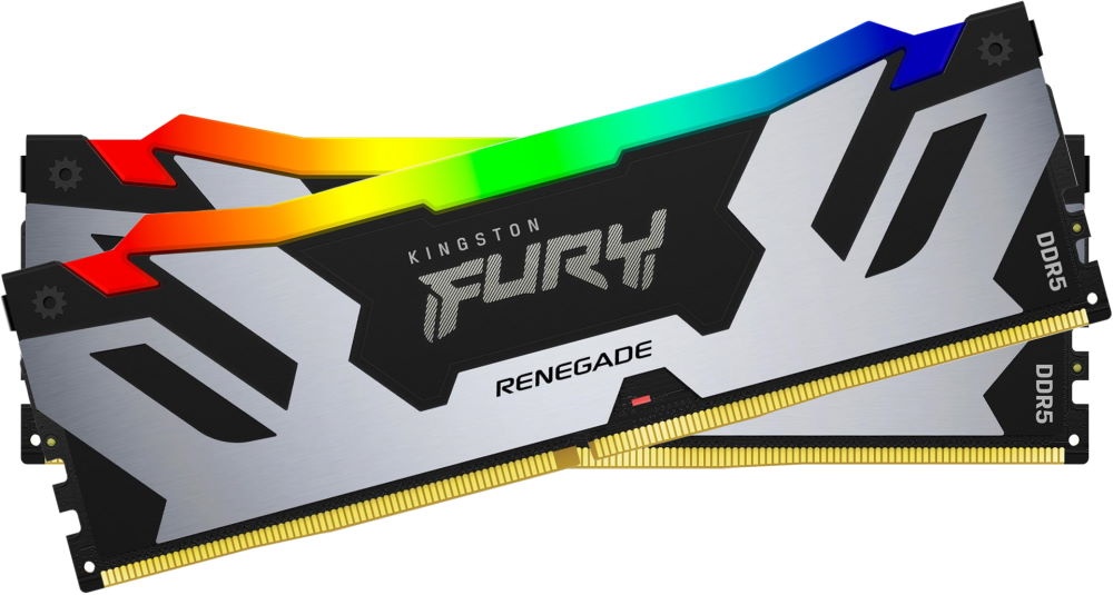 Оперативная память Kingston Fury Renegade RGB 96Gb DDR5-6400MHz Kit (KF564C32RSAK2-96), купить ...