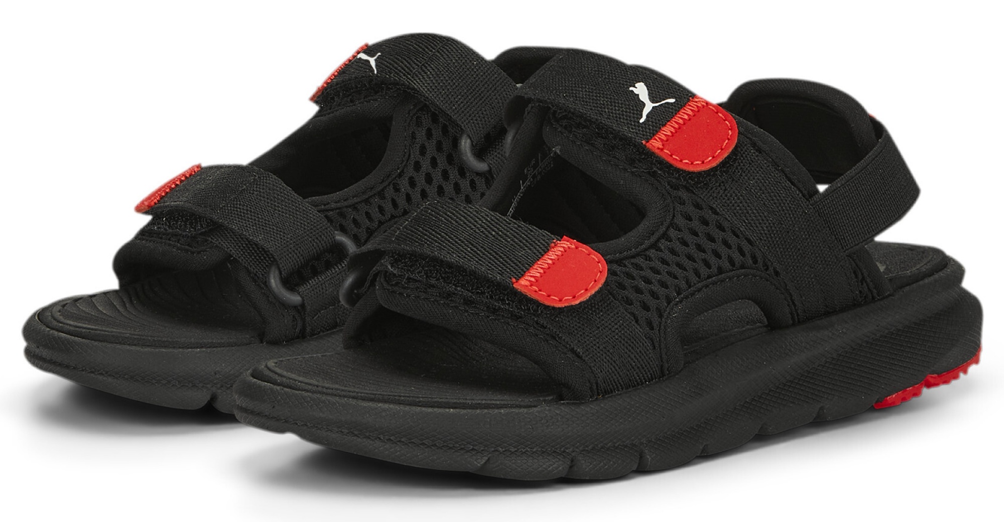 Sandale pentru copii Puma Evolve Sandal Ps Puma Blac/White/For All Time ...