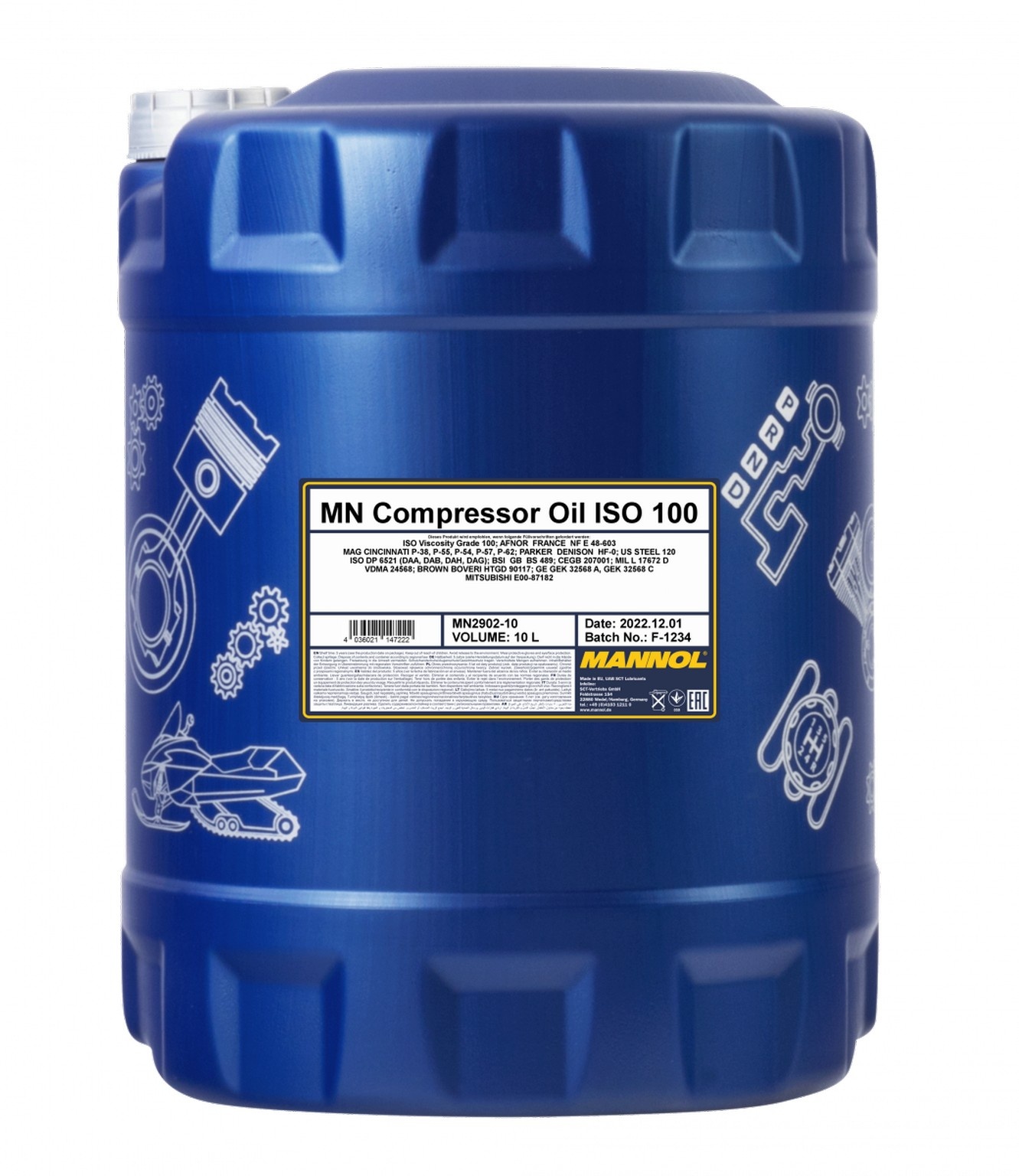 Ulei de compresor Mannol Compressor Oil ISO 100 2902 10L, cumpără la ...