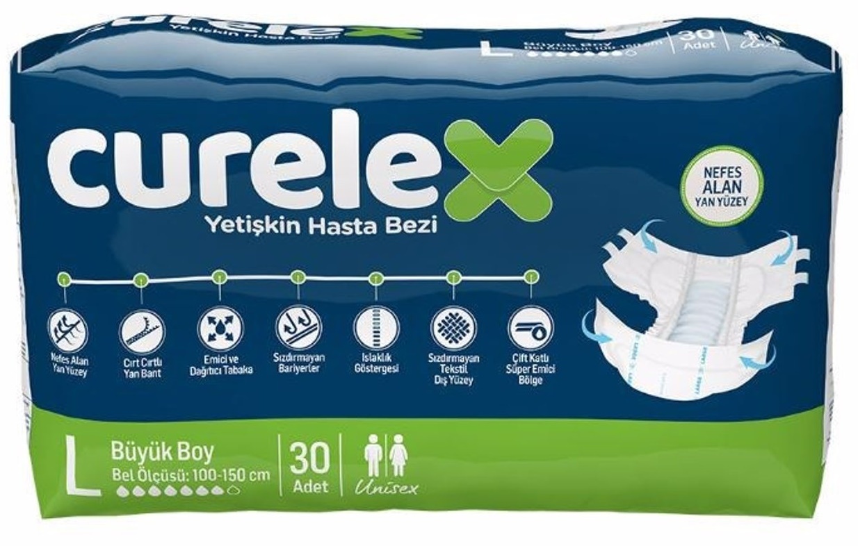 Scutece adulți Curelex Large 30pcs, cumpără la prețul de 479 lei cu ...