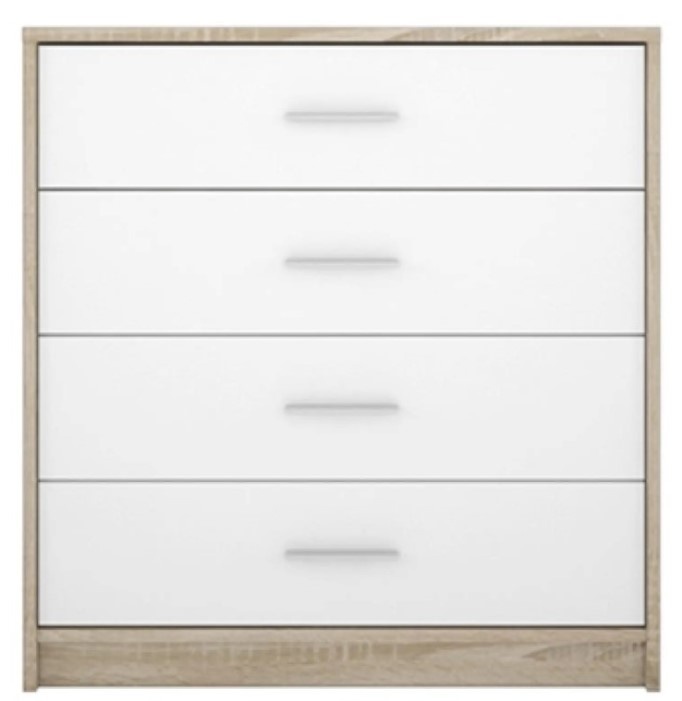 Комод Gerbor Nepo KOM4S Дуб Сонома/Нимфея Альба - купить по цене 1 858 лей с доставкой по ...