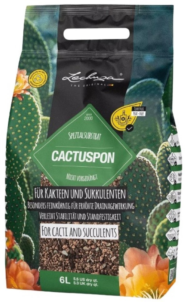 Субстрат для цветов Lechuza Cactus Pon 6L, купить по выгодной цене с ...