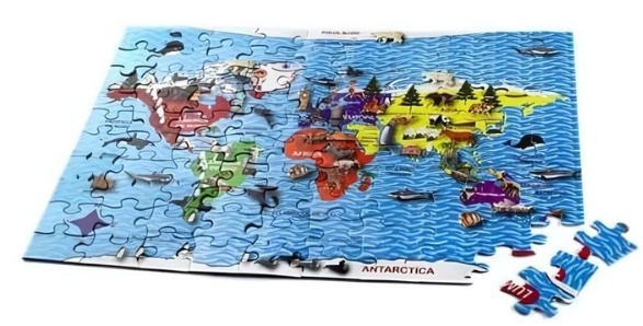 Puzzle Momki World Map Mapedia (MK705), cumpără la preț avantajos cu ...