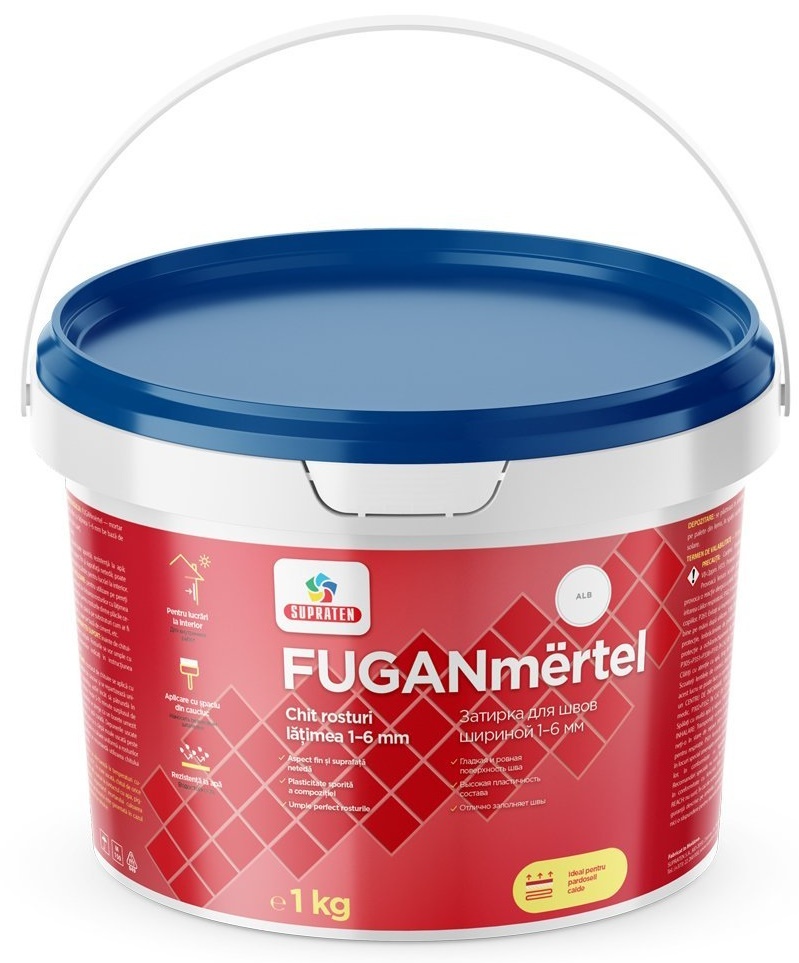 Затирка для швов Supraten FUGANmërtel Nr.5 1kg Bej - купить по цене 51 лей с доставкой по ...