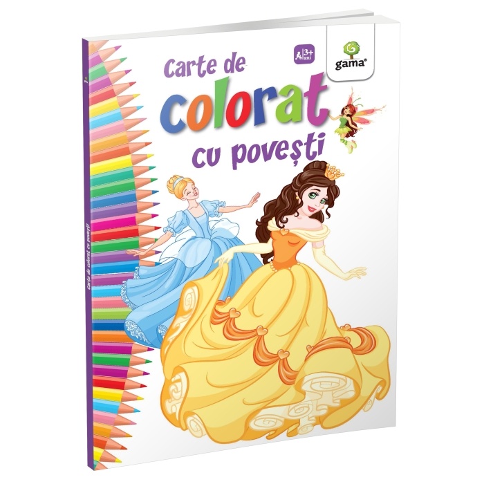 Carte de colorat pentru copii Gamma Carte de colorat cu povesti ...